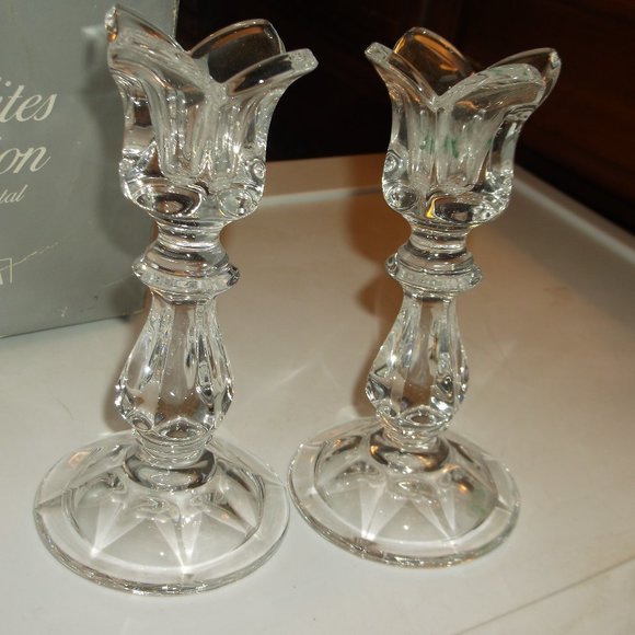 Gorham | Accents | Vintage Gorham Crystal Glass Candle Holders | Poshmark